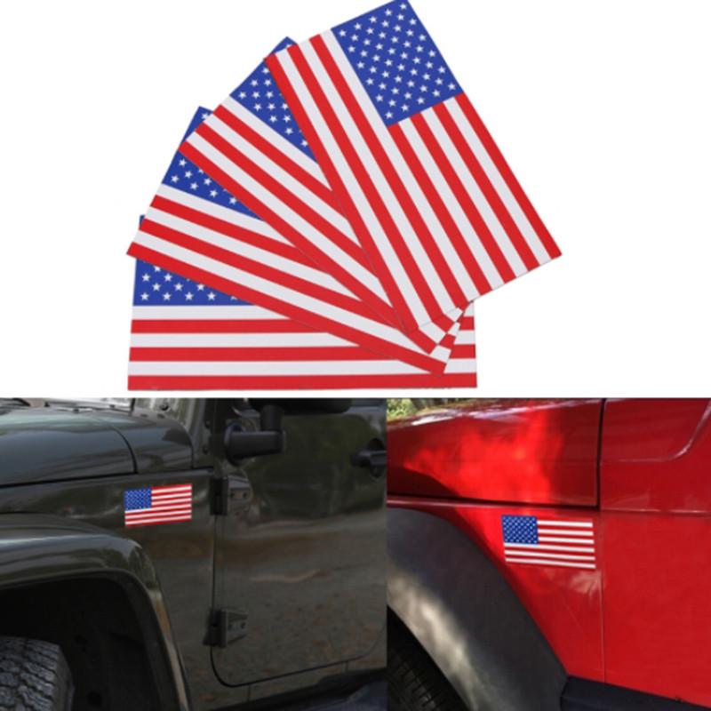 Buy Car Stickers US Flag American Flag Car Bumper Decal Creative Auto ...