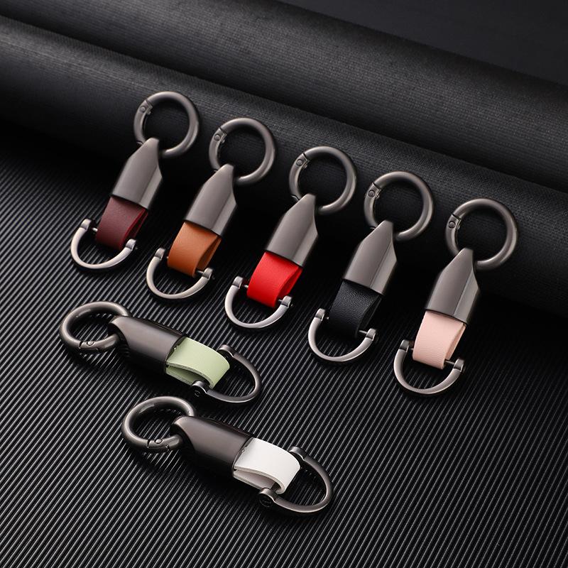 Купити Men'S Simple Waist Buckle Leather Business Keychain Car Key ...