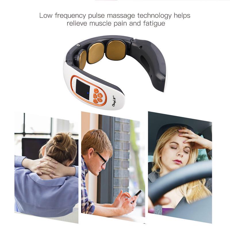Buy Household Rechargeable Cervical Massager Electromagnetic Cervical ...