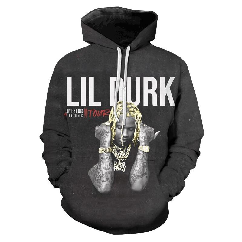 Cheap Lil Durk 3d Printed Hoodie Rapper Men And Women Hip Hop ...