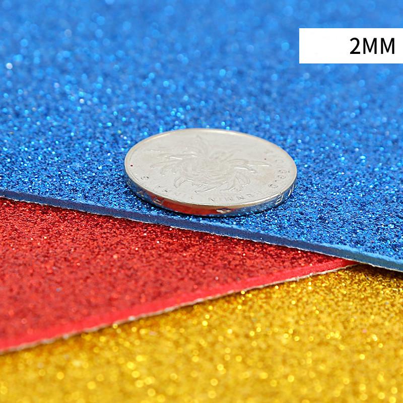 Buy 10Pcs/bag 2MM Thick A4 with Gold Powder Sheet Material Glitter ...