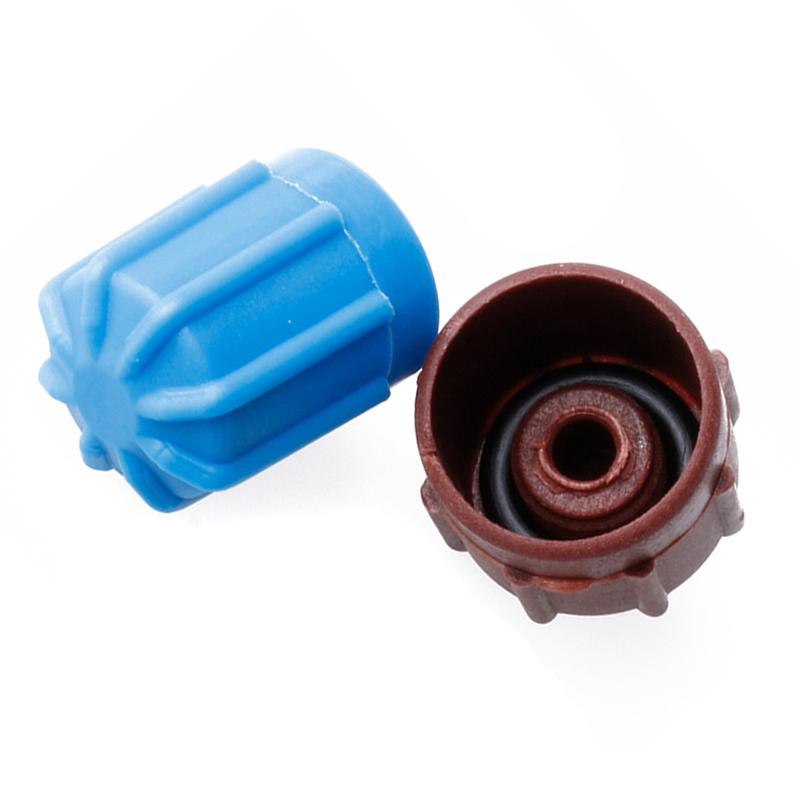Buy Maijiabao 2pcs Car Air Condition Refrigerant Valve Cap Hi/Low ...