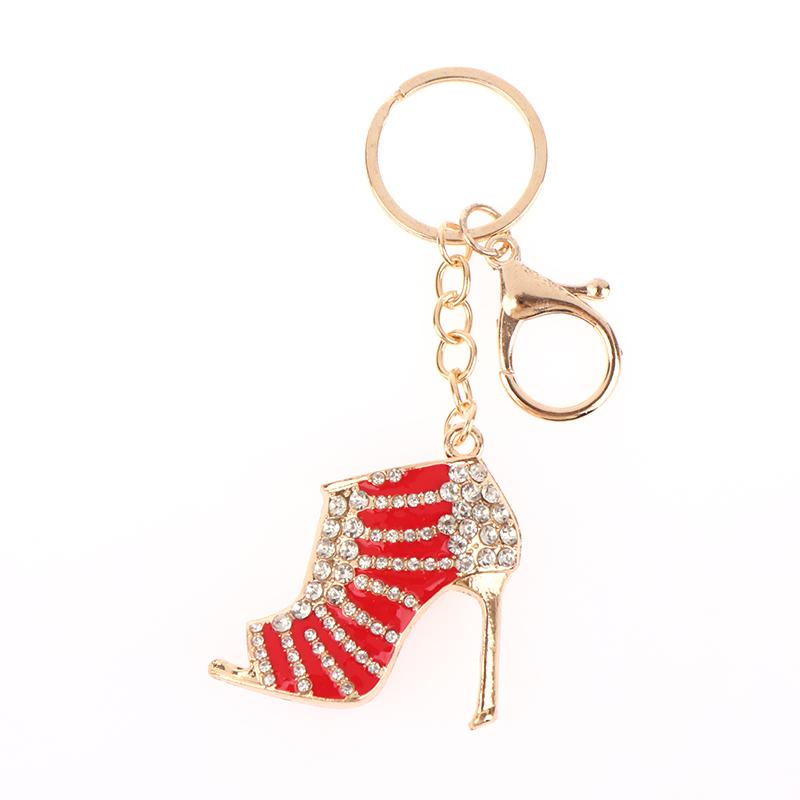 Satın alın Fashion High Heel Shoes Pendant Key Holder Decor Charms Bag ...