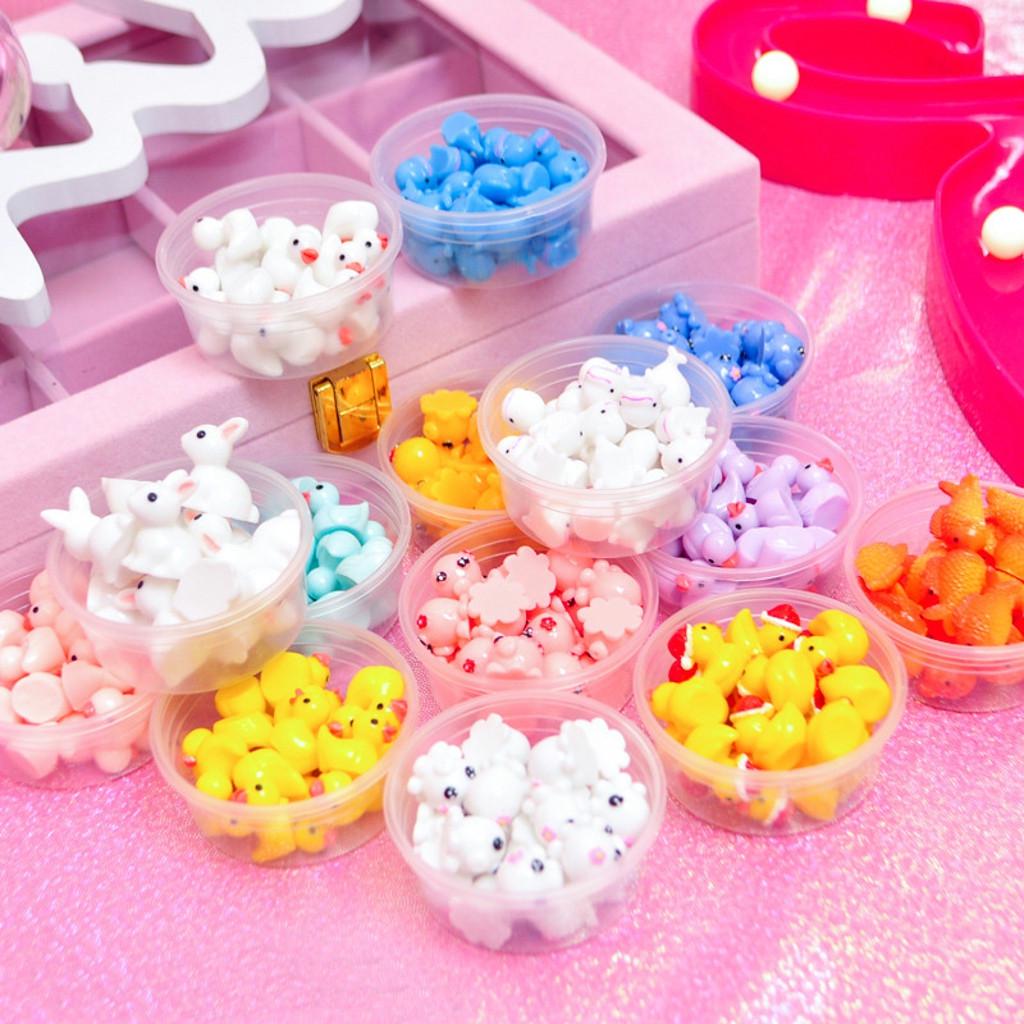 Buy Cute Mini Animal Resin Slime Accessories For Slime Making Art DIY ...