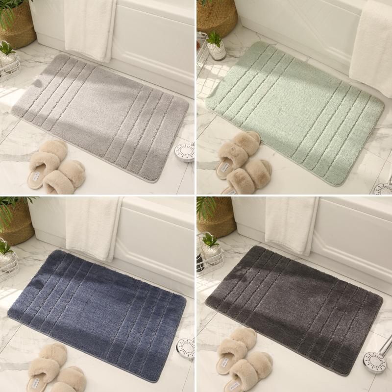 Buy New Solid Color High and Low Wool Thickened Household Floor Mat ...