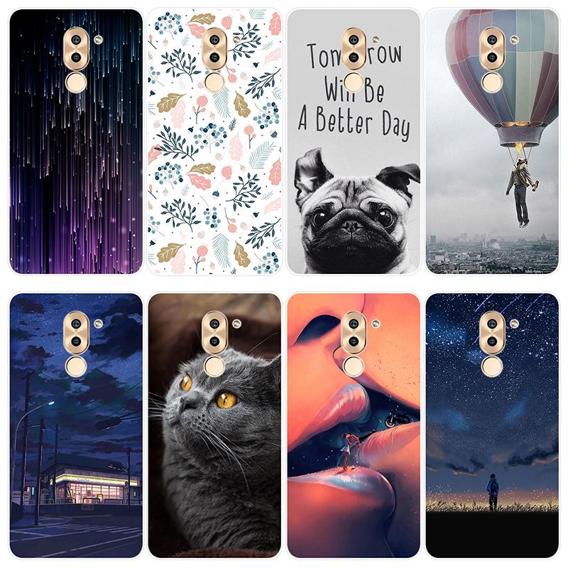 For Huawei Honor 6X 6 X BLN-L21 BLN-L22 Case Soft Silicone Back Cover ...