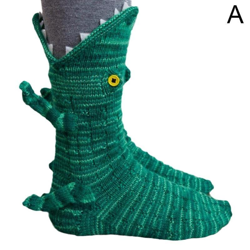 Buy Creative Knit Crocodile Chameleon Shark Socks Design Funky ...