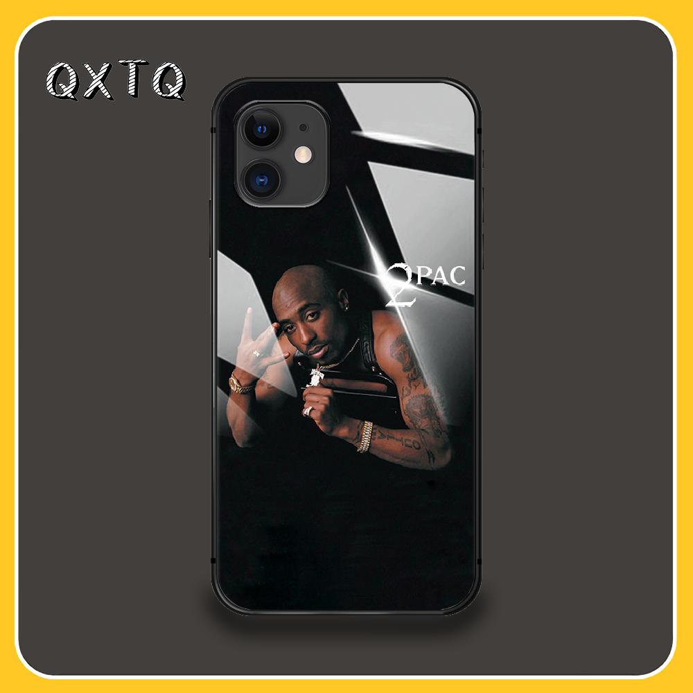 Buy 2Pac Tupac Shakur Rapper Hiphop Tempered Glass Phone Case For ...
