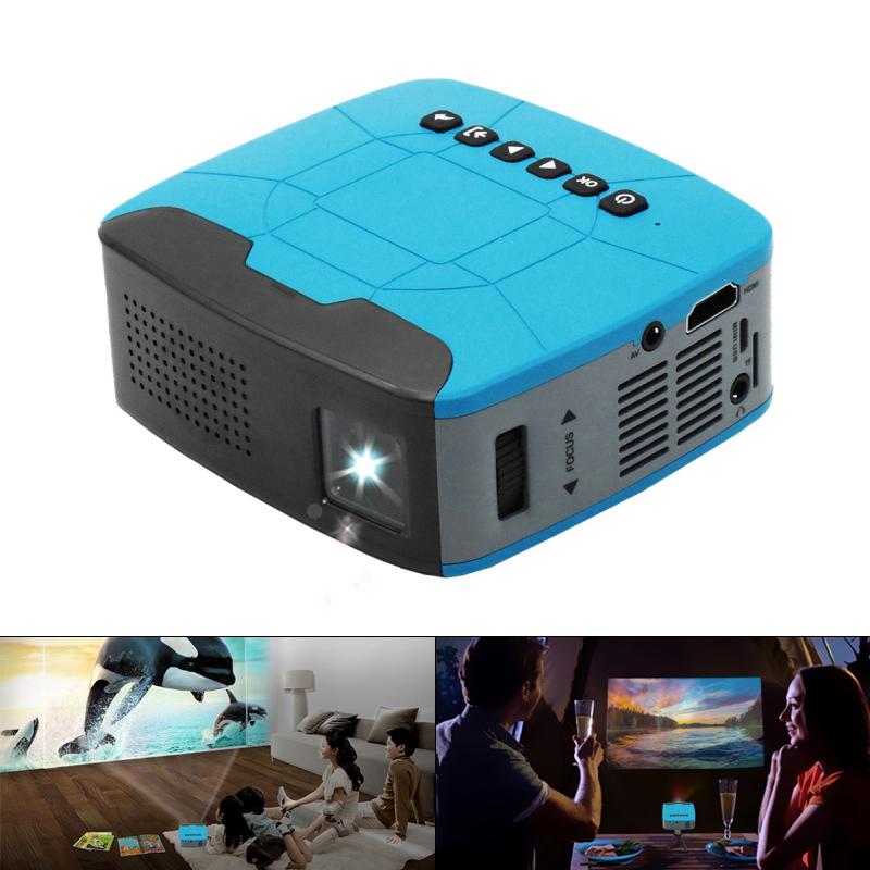 U20 116 Inch Portable Mini LED Projector for Home and Entertainment ...