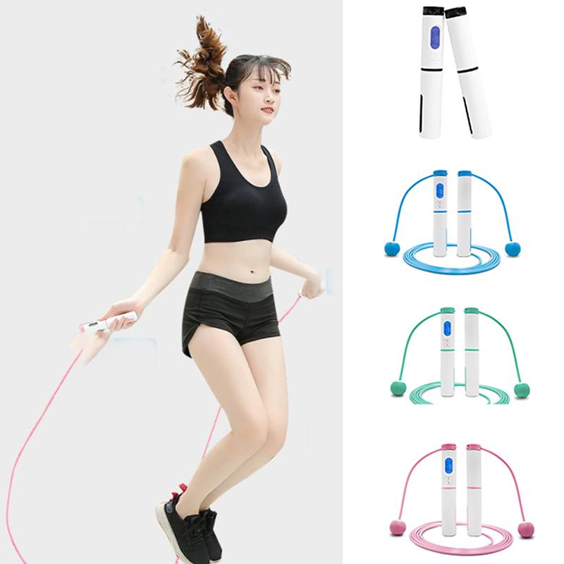 Buy Two Pattern Electronic Jump Rope With Counter Speed Skipping Anti ...