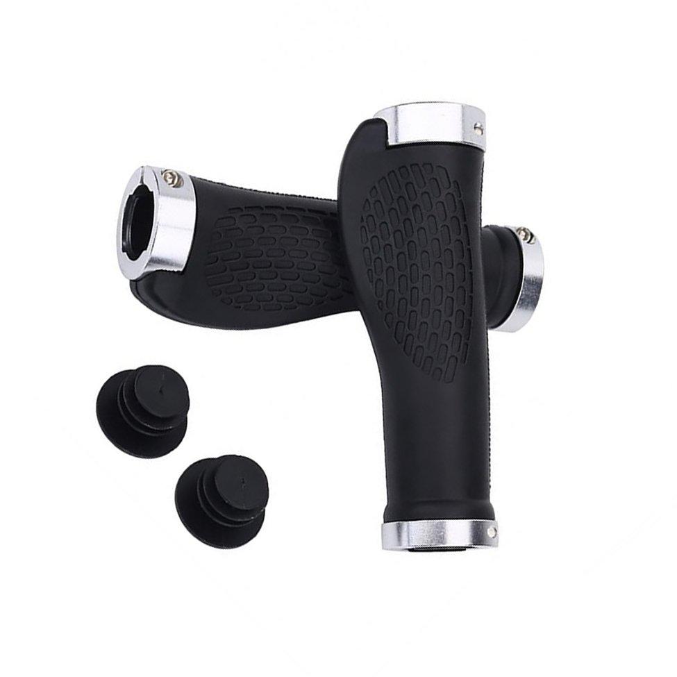 1 Pair TPR Durable Shock-Proof Anti-Slip Lock Grips Ergonomics Handle ...