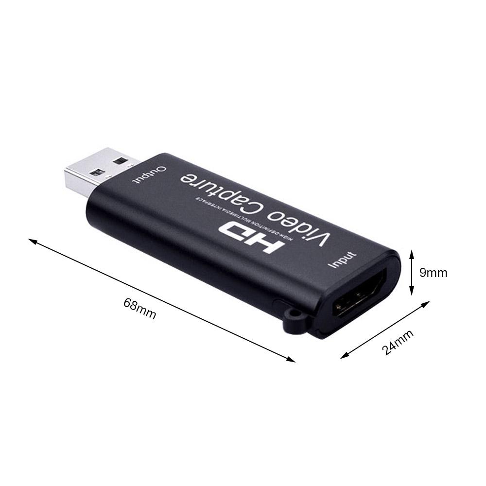 Portable Usb 2.0 Audio Video Capture Card Hd 1 Way Hd To Usb 2.0 1080p ...