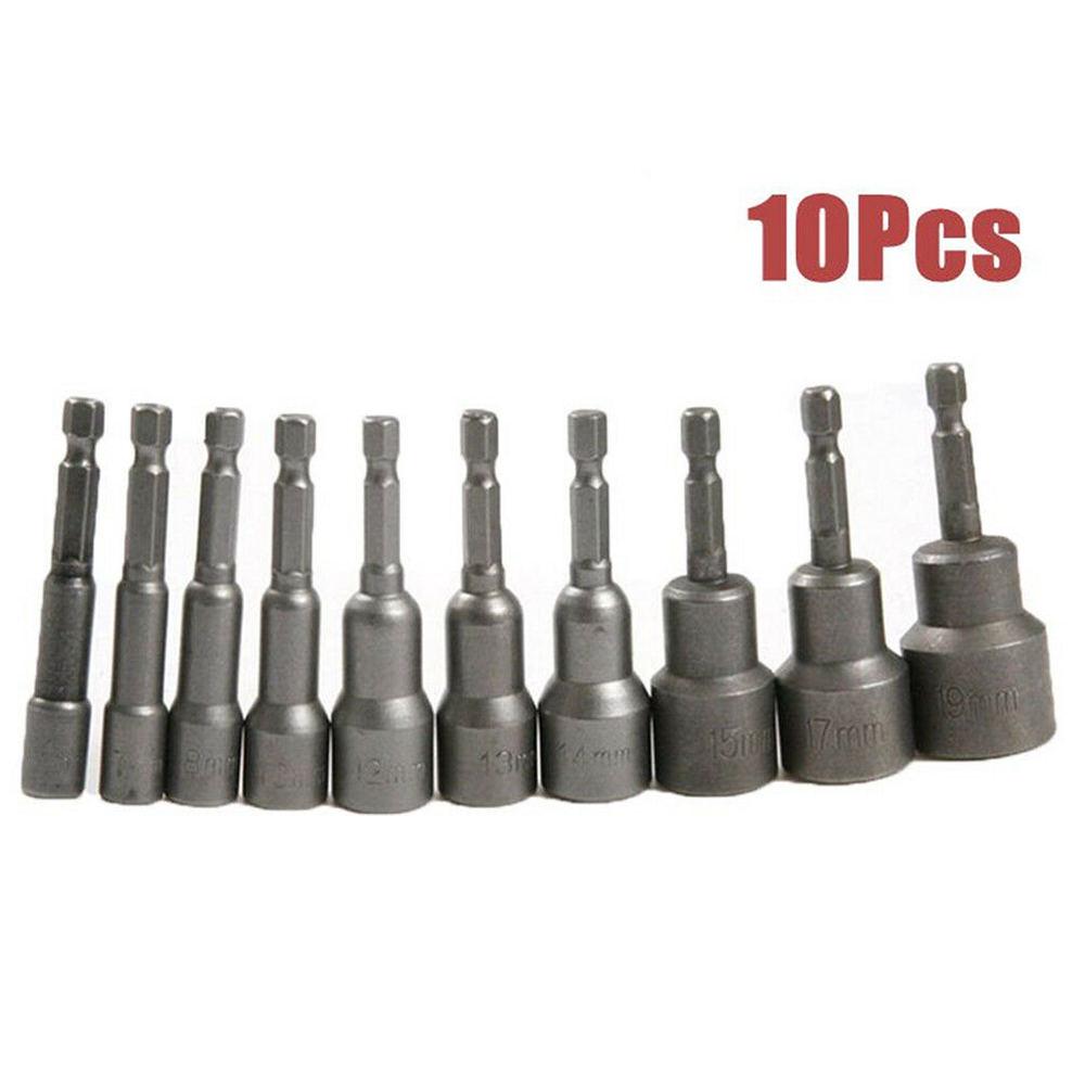 Buy 10 Size 2.5 Inch Metric Magnetic Nut Driver Setter Set Rapid Load 1 ...