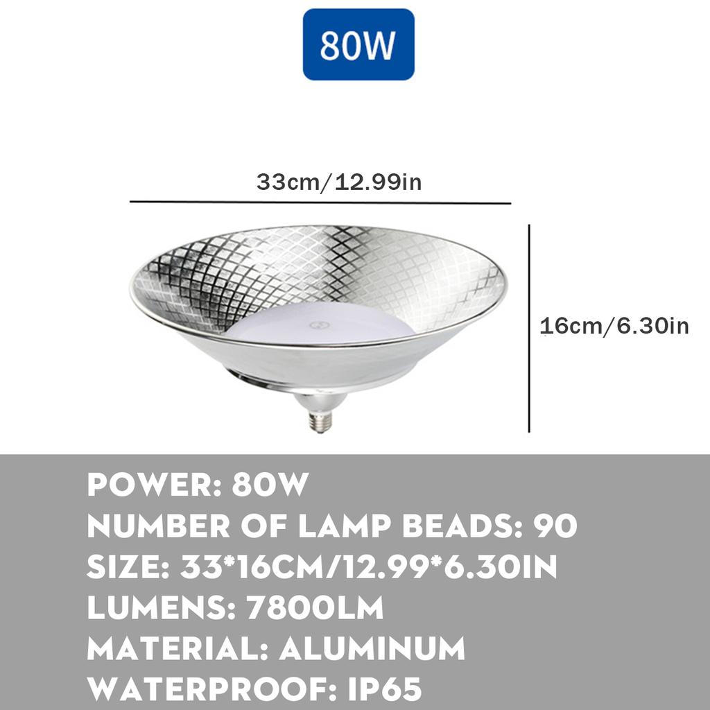 Cheap 50/80/100W 220V High Bright LED Lamp For Factory Gym Supermarket ...