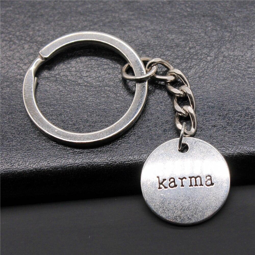 Cheap 1 Piece 20mm Karma Charms Keychains Kids Birthday Gift | Joom