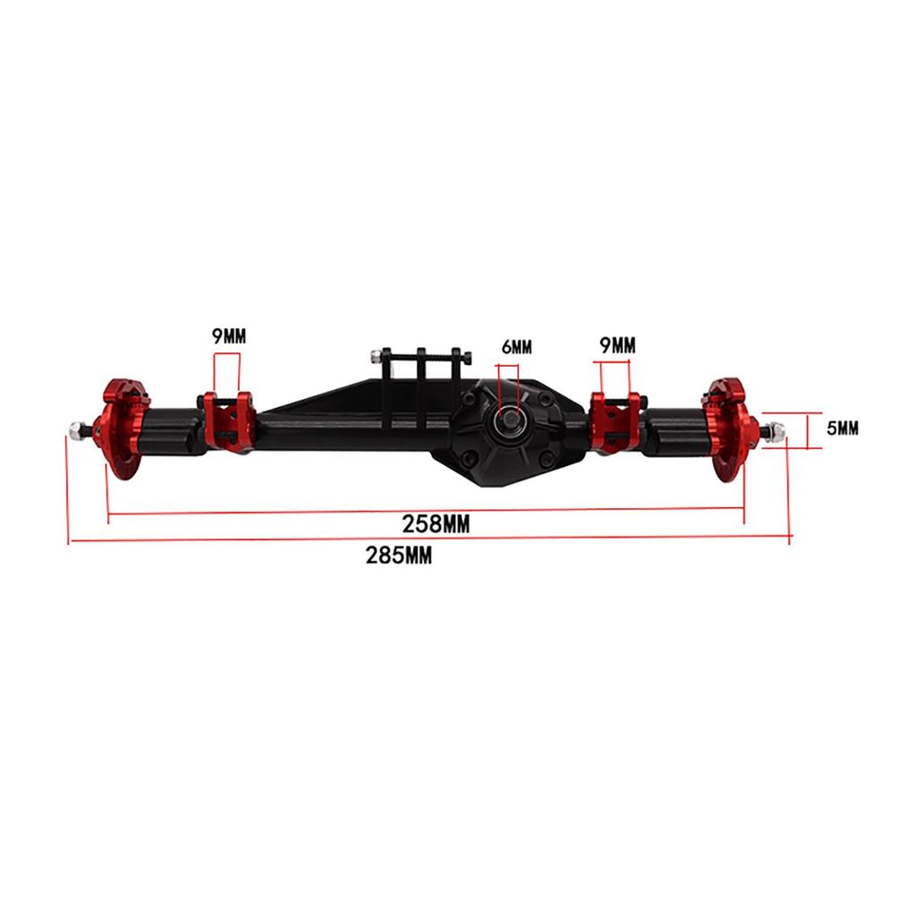 Buy Metal RC Car Axle 1:10 for Axial Rbx10 Ryft Accessories Repalce ...