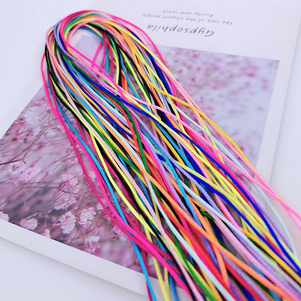 Cheap Ponytail Hair String Braiding Hair Ropes Colorful Hair Extension ...