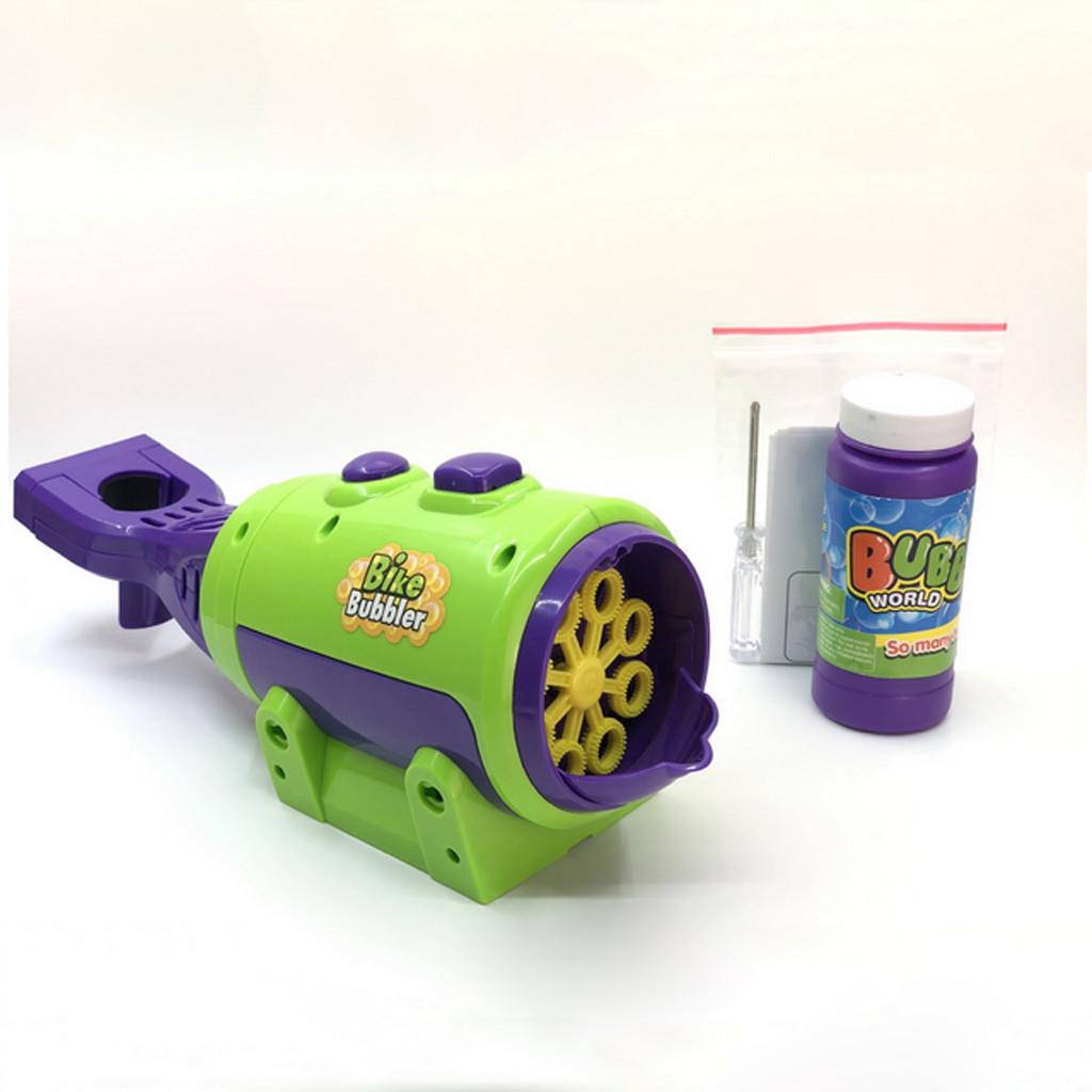 Cheap (Precious memory)Bike Bubbler Bubble blowing toys installed on bicycle seat frame | Joom