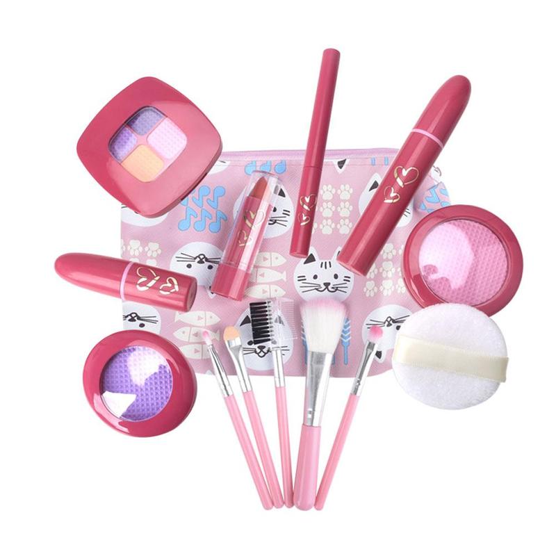 Kids Pretend Play Make Up Toys Girls Makeup Set Princess Cosmetics Make ...