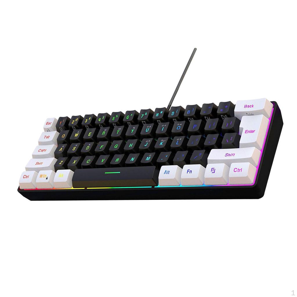 Купить Игровая клавиатура Портативная эргономичная RGB механическая для ...
