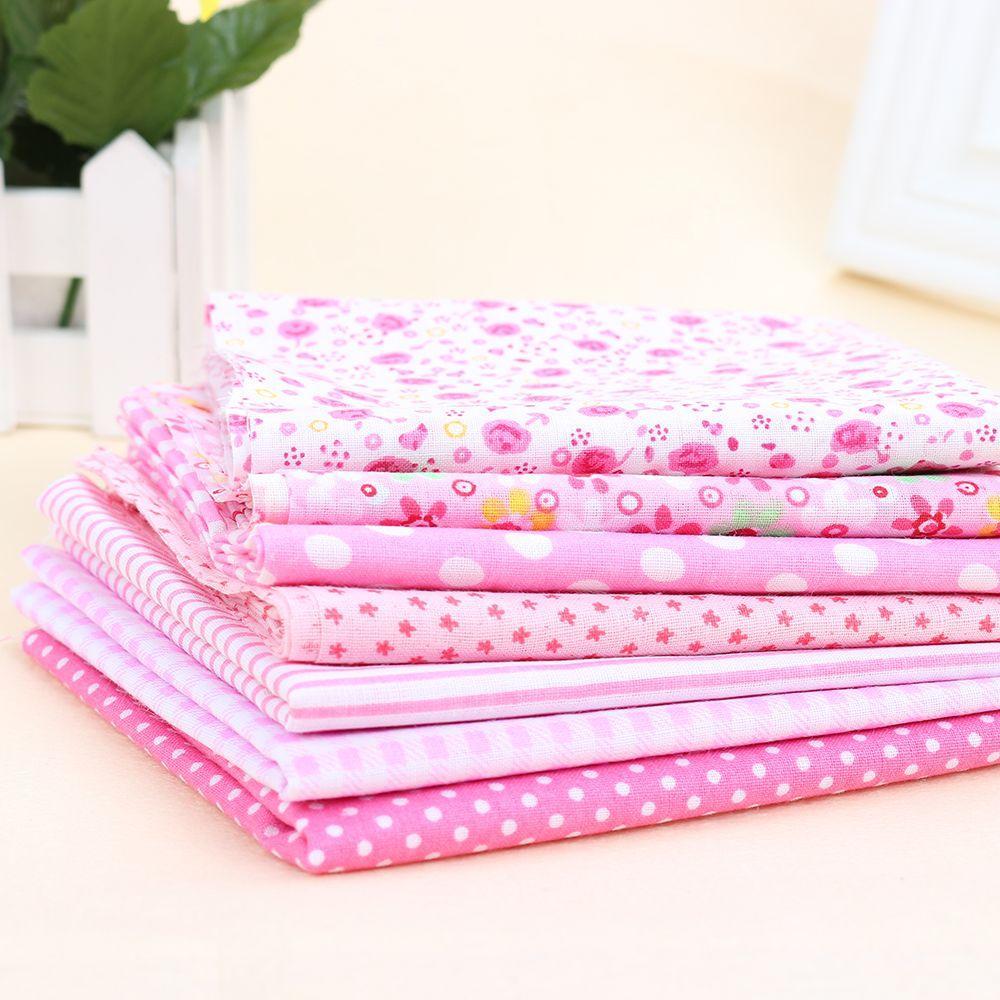 Buy 7 Pcs/lot DIY Doll Tissue Sewing Patchwork Textile Fabric Bundle ...