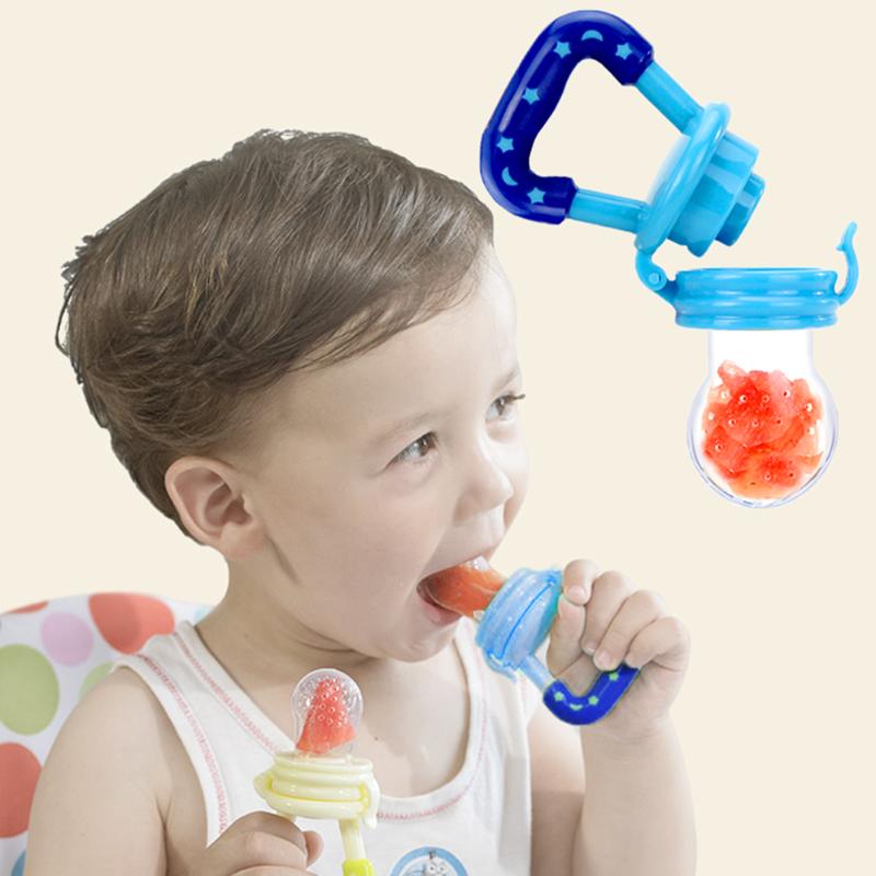 Buy Baby Bite Pacifier Fruits Vegetable Meat Food Supplements Silicone ...