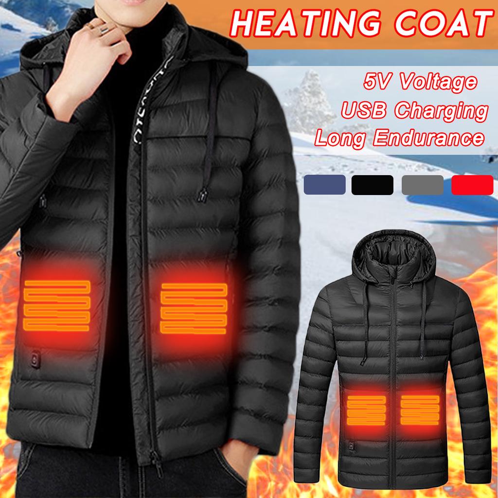 Cheap Heated Jackets Warm Fleece Jeakets Unisex Winter Hiking Jackets ...