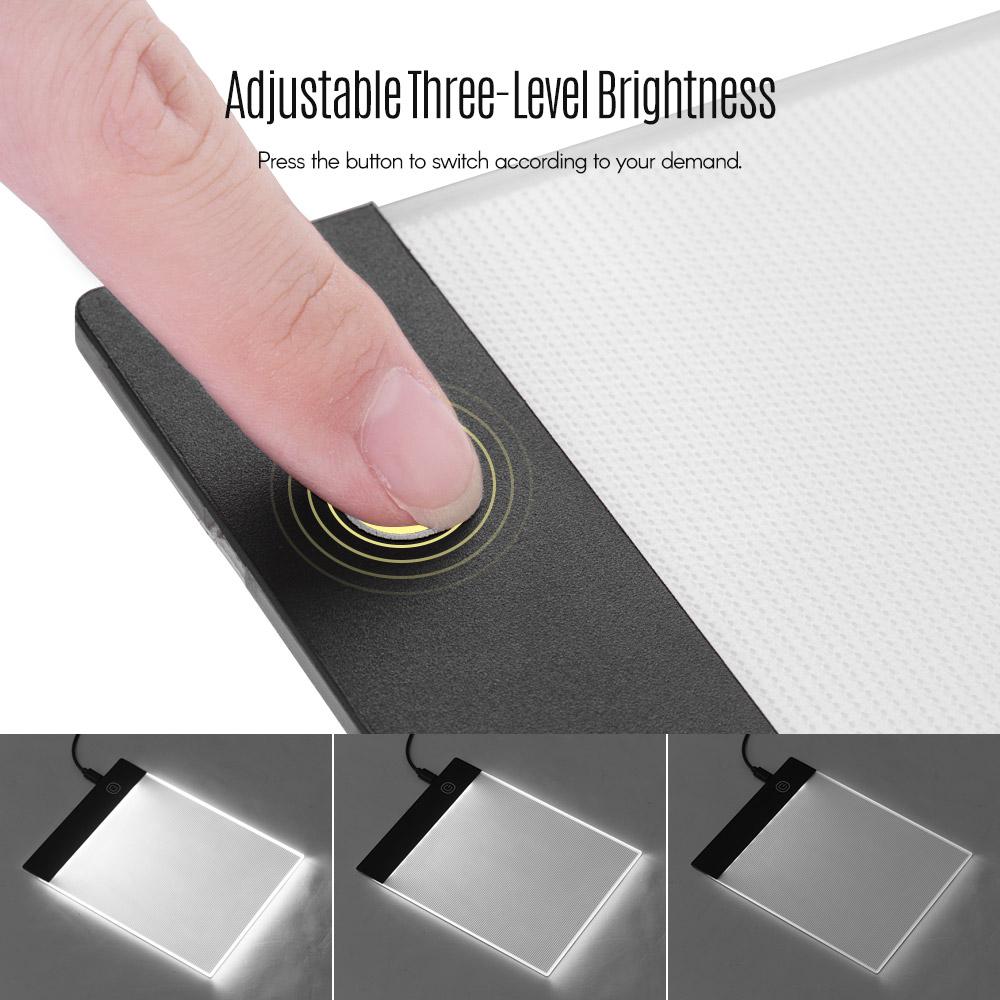 Buy LED A5 Graphic Tablet Light Pad Digital Tablet Copyboard with 3 ...