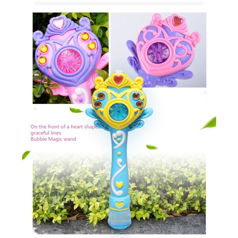 Buy Fully-automatic Bubble Machine Magic Wand, Bubble Gun Toy with ...