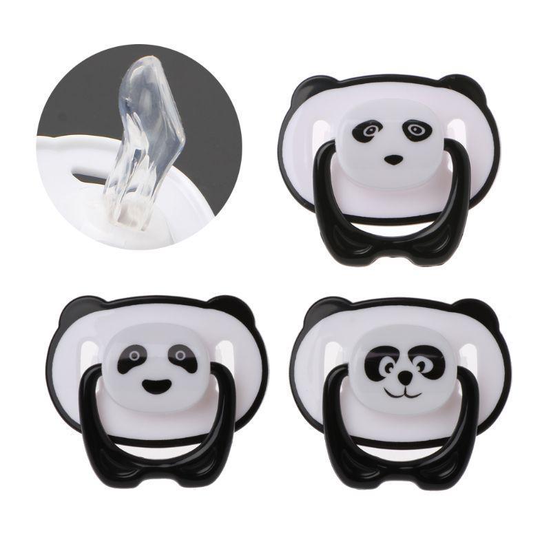 Buy Cute Panda Nipple Baby Food Grade PP Silicone Dummy Pacifier Baby ...