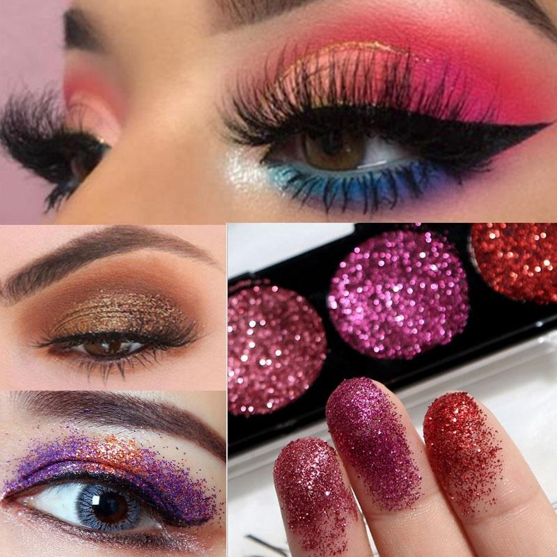 Buy 1 Piece Glitter Eyeshadow Matte Shimmer Pigment Pressed Metallic ...
