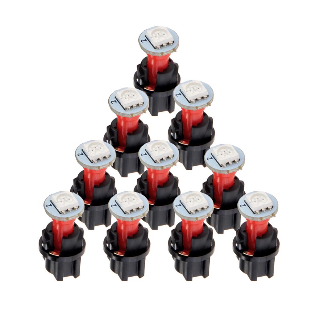 Buy 10 Sets Car Auto DC 12V 0.2W T5 LED 5050 SMD Instrument Panel Dash ...