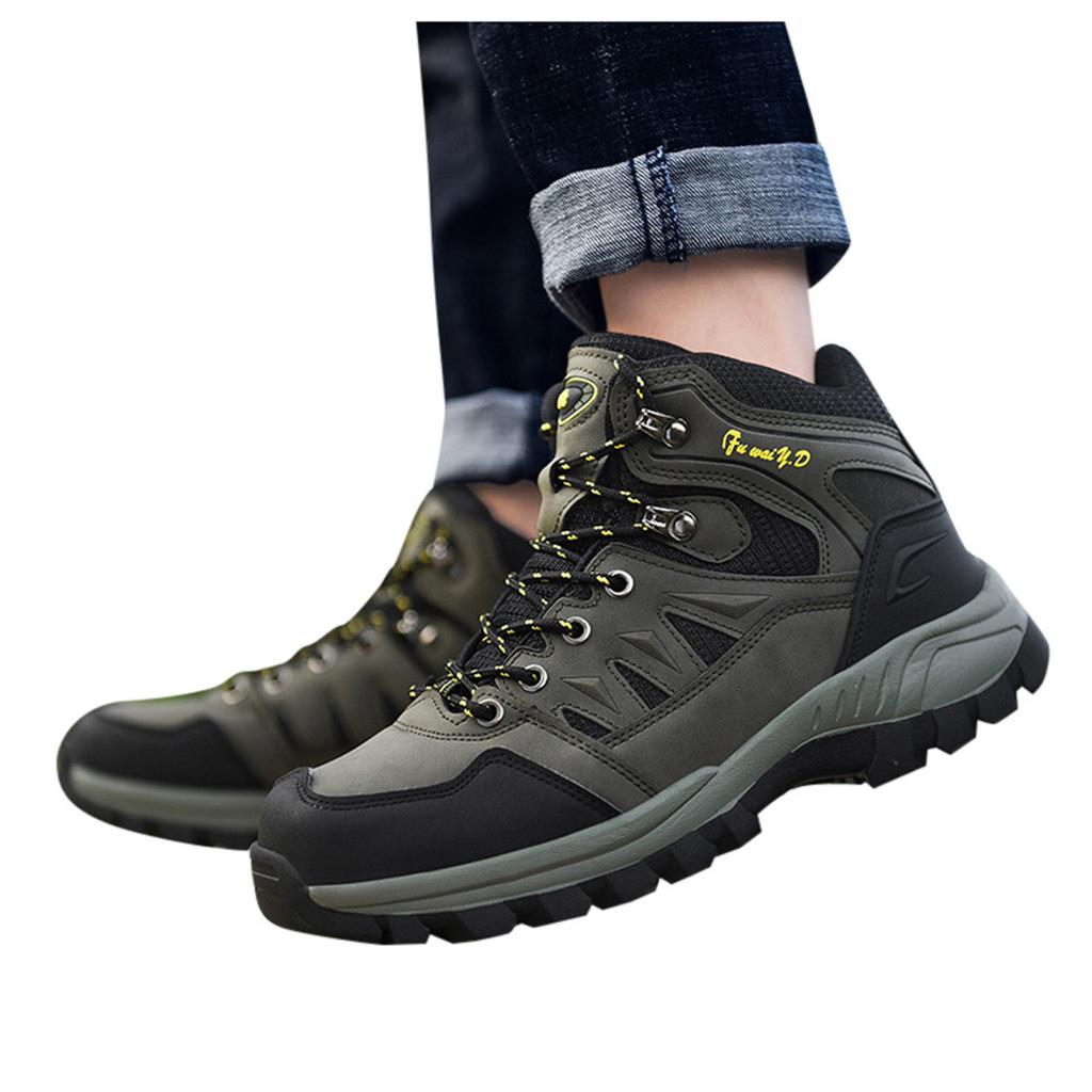Cheap Men's High Top Outdoor Boots Waterproof Hiking Hiking Wilderness ...
