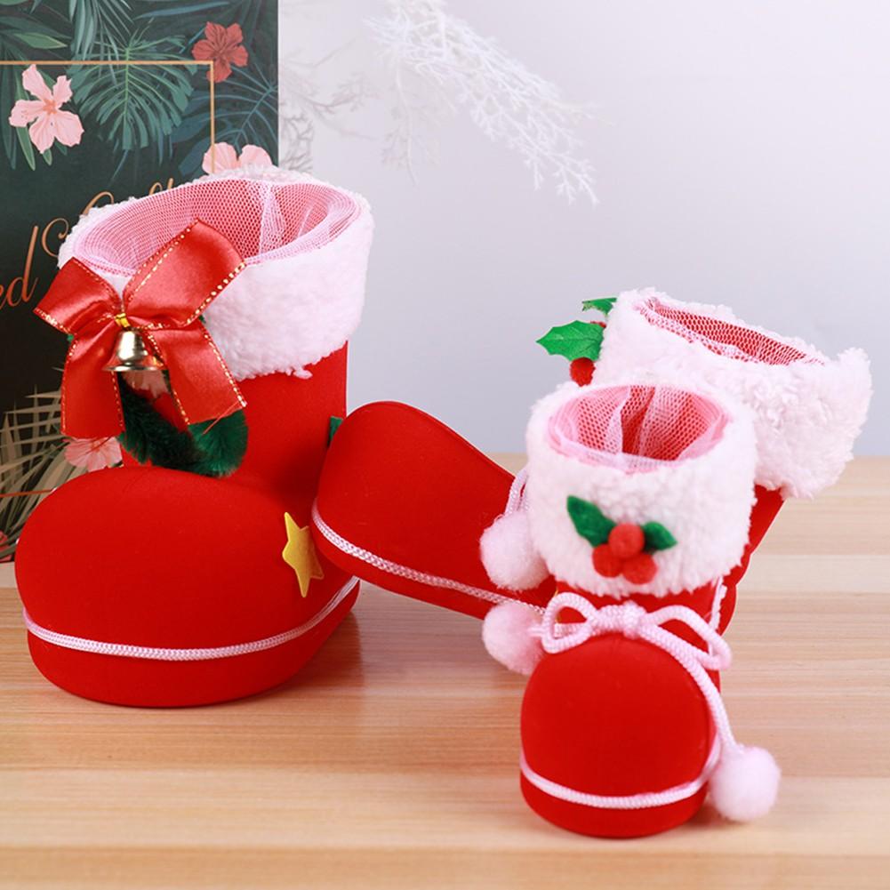 Buy Beautiful Candy Boots Christmas Decoration Accessories Beautiful at ...