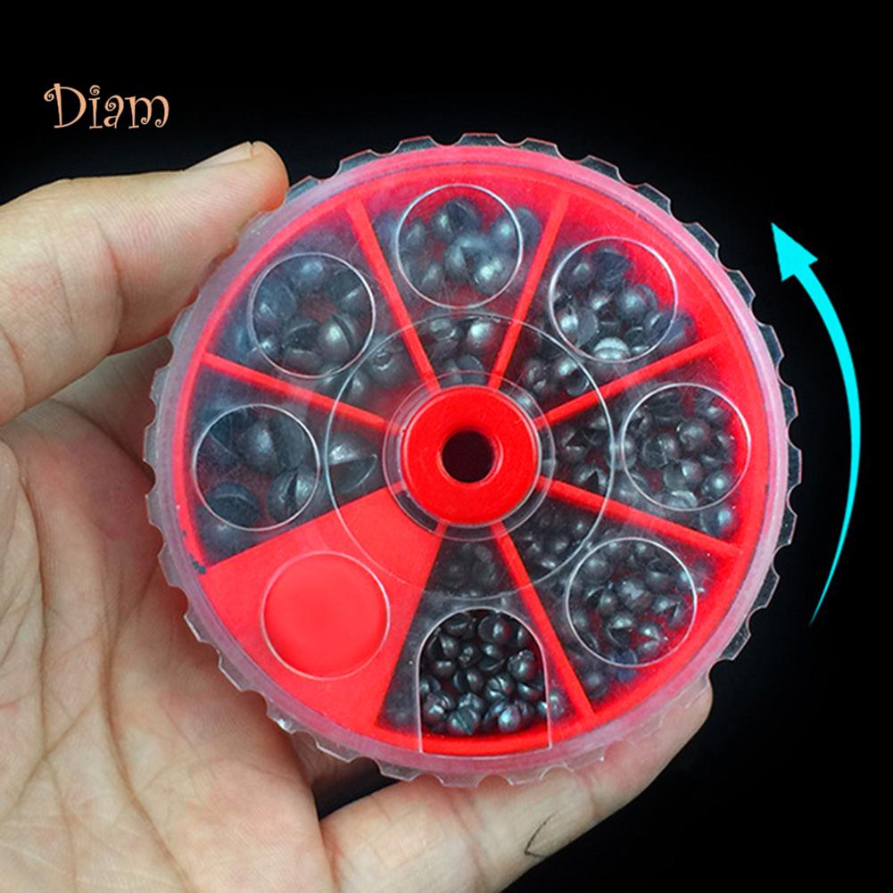VIGOR GOODs Balıkçılık Split Kurşun Shot Sinker Ağırlık Kiti Dispenser ...