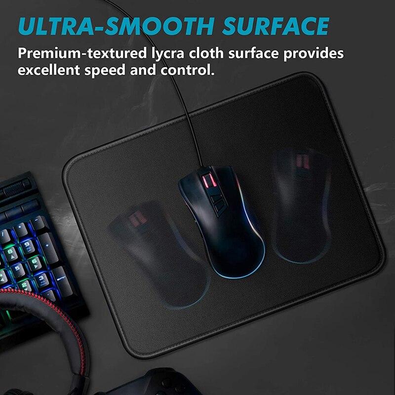 Mouse Pad With Non-Slip Rubber Base Waterproof Computer Mousepad With ...