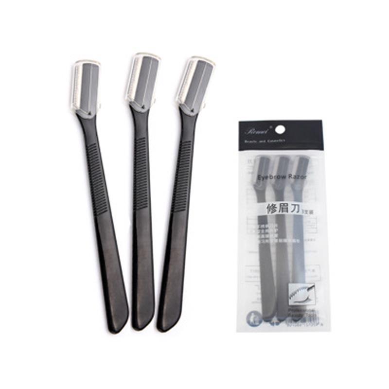Buy 3PCS Black Mini Eyebrow Trimmer Safety Razor at affordable prices ...
