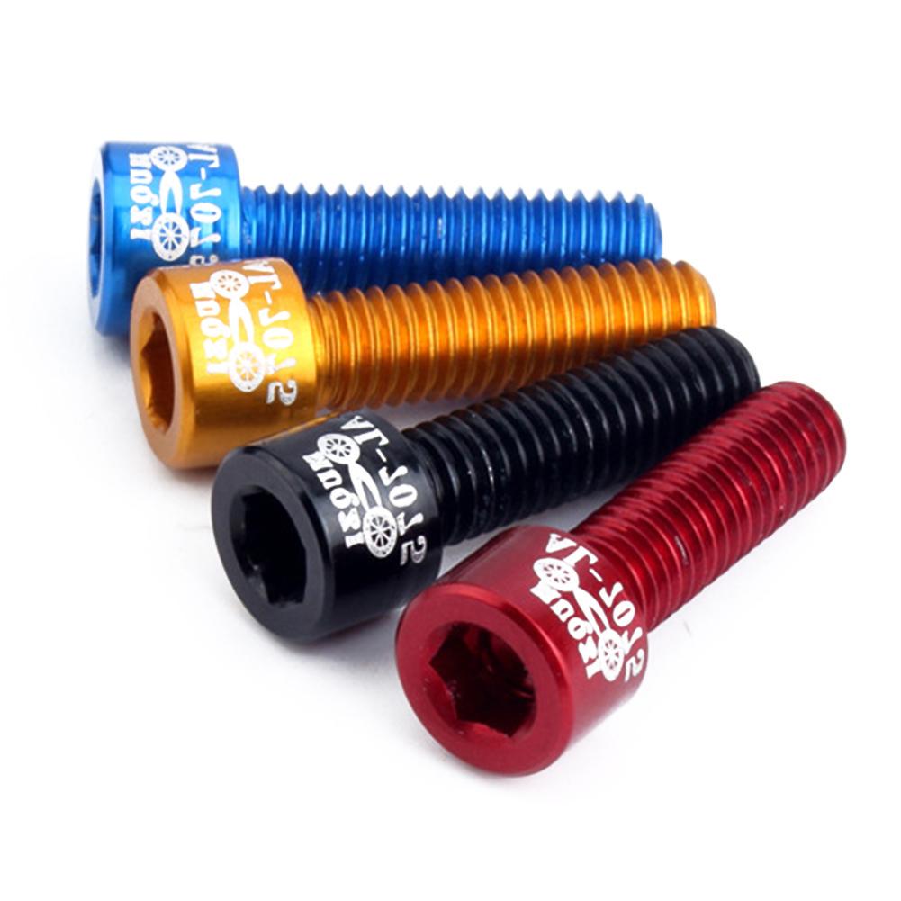 Buy 4pcs Bicycle Handlebar Screw 7075 Mountain Dead Fly Road Folding ...