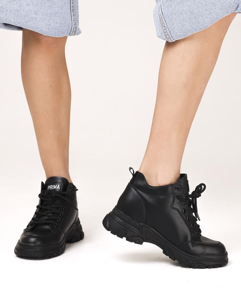 Купити Winter sneakers Prima d'Arte 8553 36 black leather | Joom