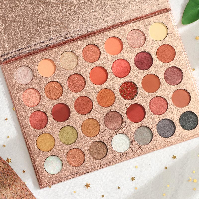 Buy 35 Colors Earth Color Eyeshdaow Palette Waterproof Long-lasting ...