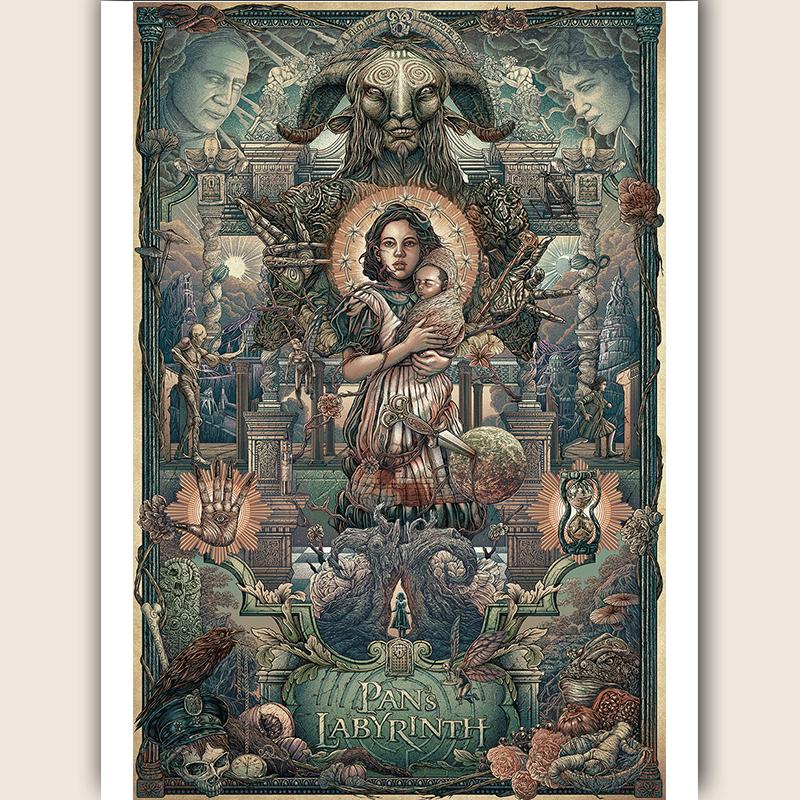 Buy Full Square 5D DIY Diamond Painting Cartoon Movie Poster Pan's ...