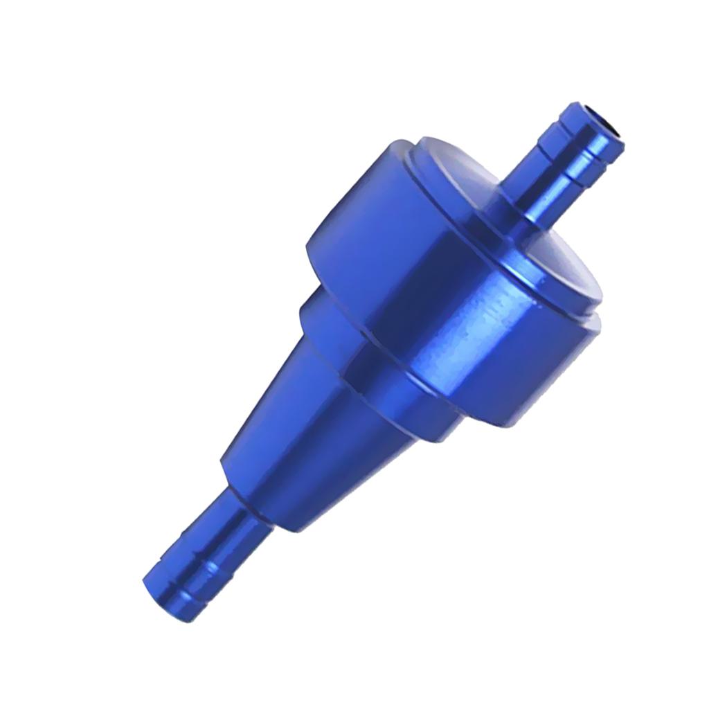 Buy Universal Aluminum Motorcycle Dirt Bike Inline Fuel Oil Filter 6mm ...