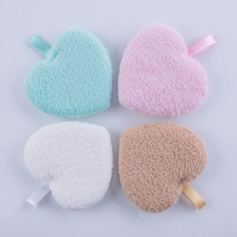 Buy Heart-shape Makeup Removal Puff Soft Comfortable Makeup Remover ...