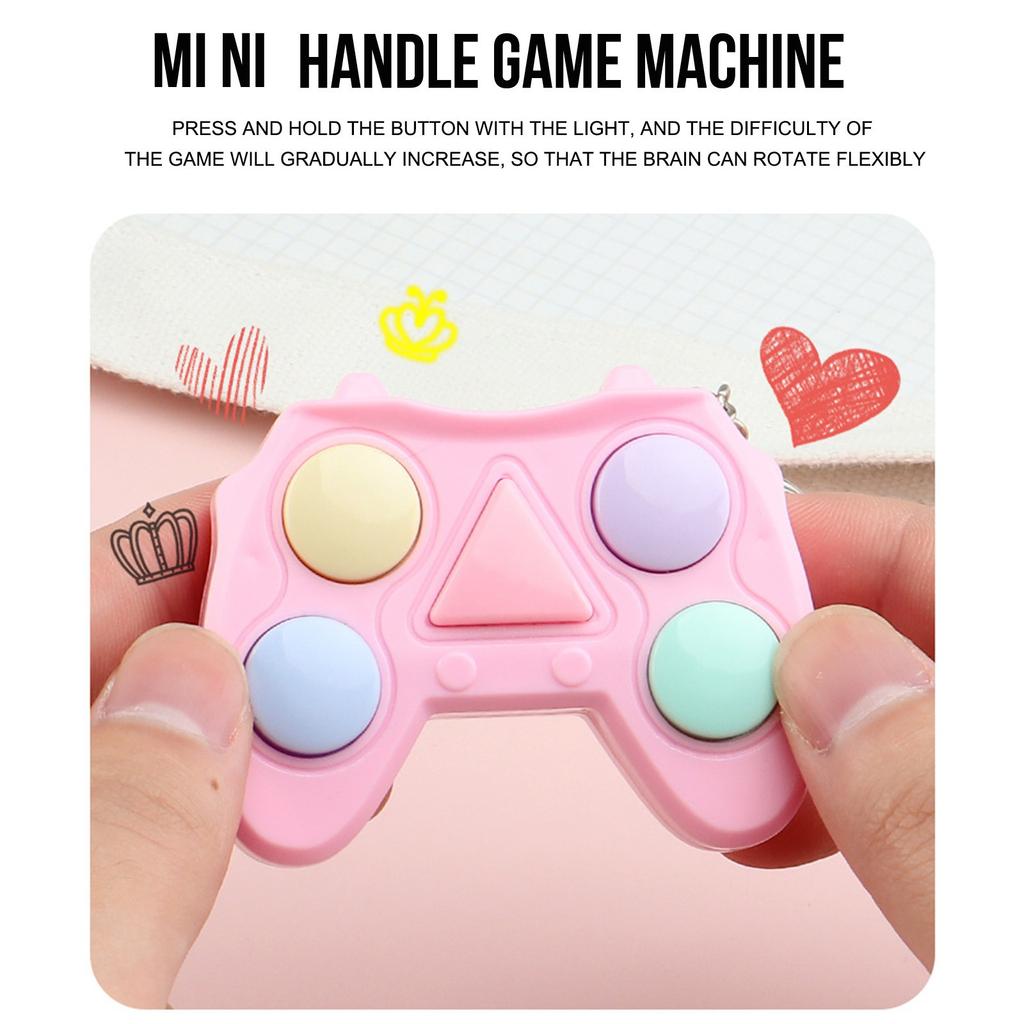 Buy Mini Handle Game Keychain LED Electronic Memory Games For Kids ...