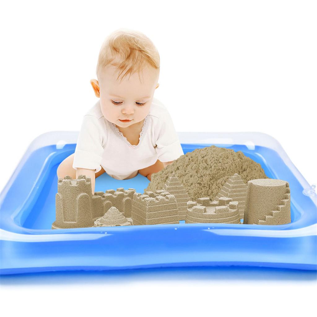 Inflatable Sand Cushion Castle Sand Table Kids Indoor Play Sand Mud ...