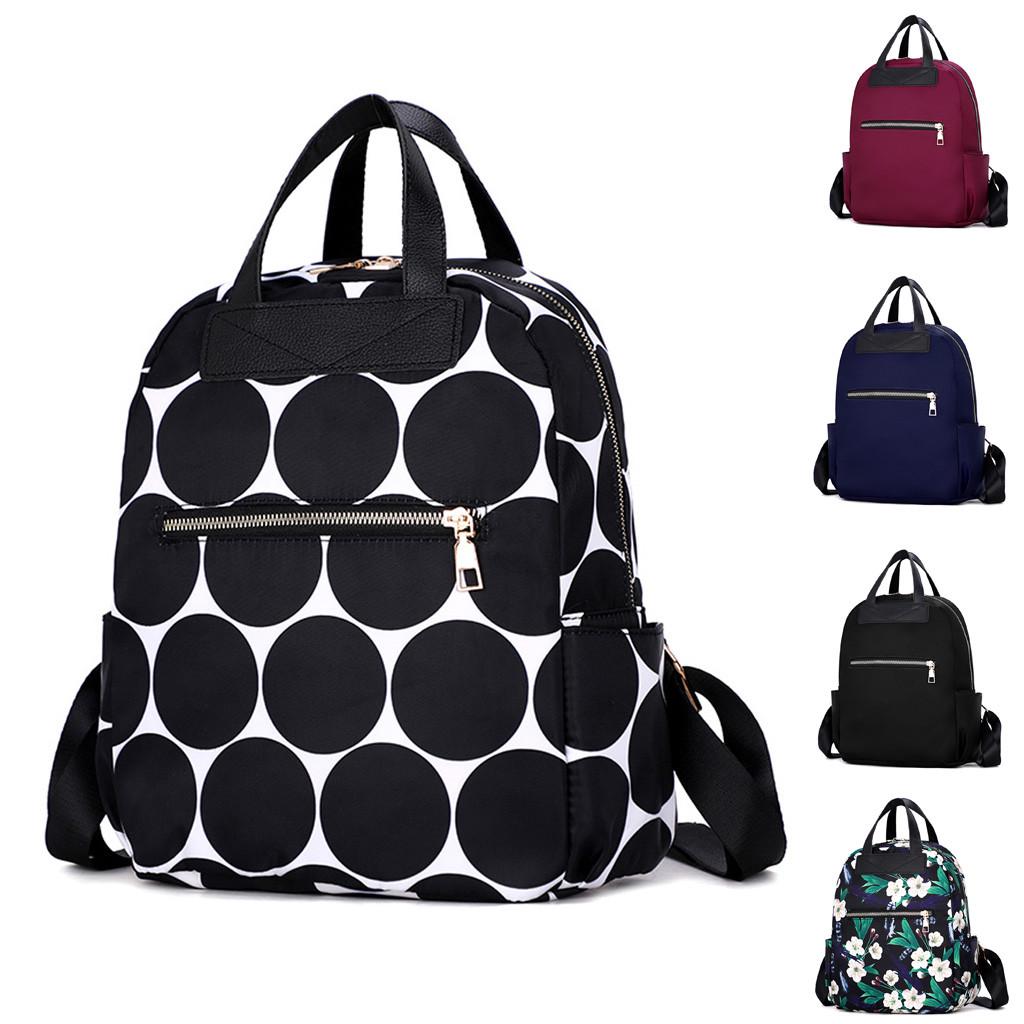 Buy Fashion Women's Simple Solid Waterproof High Capacity Nylon ...