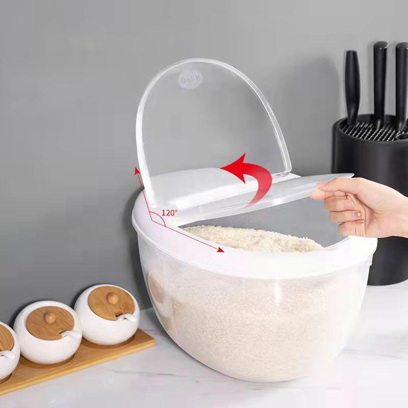 Buy 5kg/10kg/15kg Kitchen Rice Bucket Insect-proof and Moisture-proof ...
