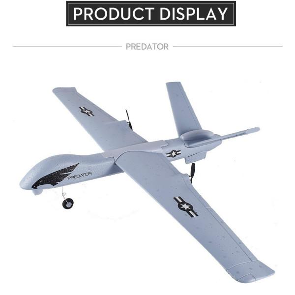 Flying Model Gliders 2.4G 2CH Predator Z51 Remote Control RC Airplane ...