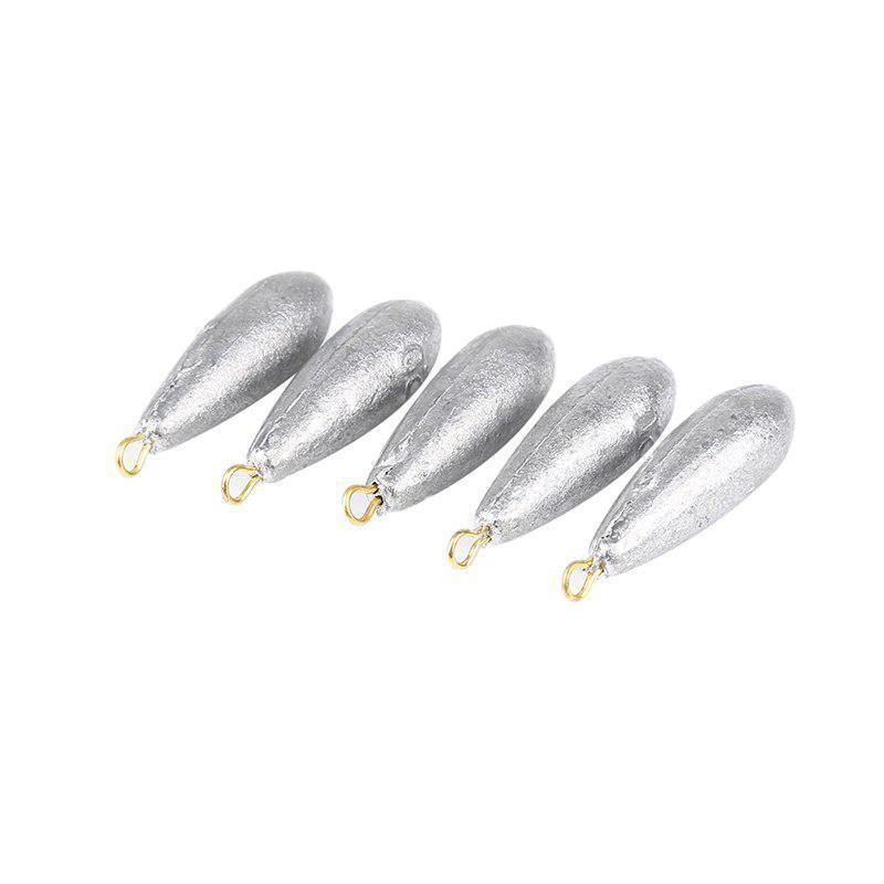 Cheap 5 Pieces of Water Drop Fishing Sinker Plumb Fishing Accessories ...