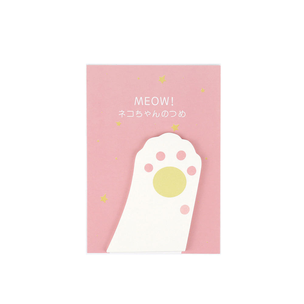 Buy Planner Meow Page Marker Sticky Note Kitty Cat Paw Memo Pad at ...